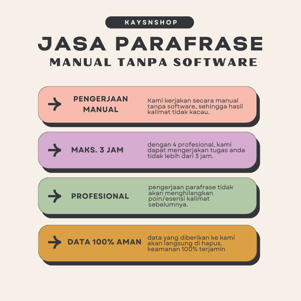 Jual JASA PARAFRASE TERCEPAT DAN DIJAMIN MANUAL MENURUNKAN SCORE ... Jual JASA PARAFRASE TERCEPAT DAN DIJAMIN MANUAL MENURUNKAN SCORE ...