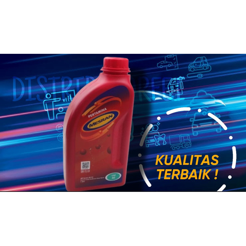 Jual OLI MESRAN 40 SAE PERTAMINA 1 LITER | Shopee Indonesia