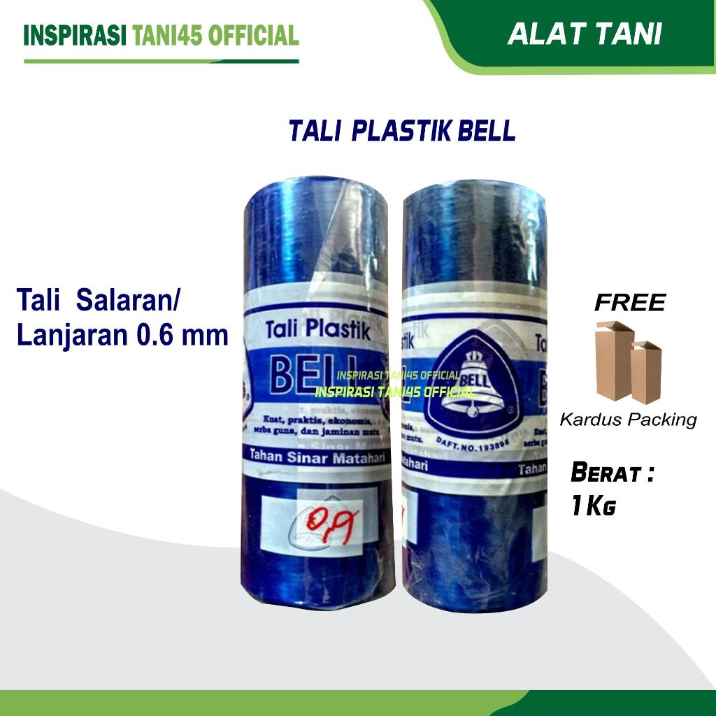 Jual Tali bell pertanian/Tali bell pertanian 600gr/Tali rek bell/Tali ...