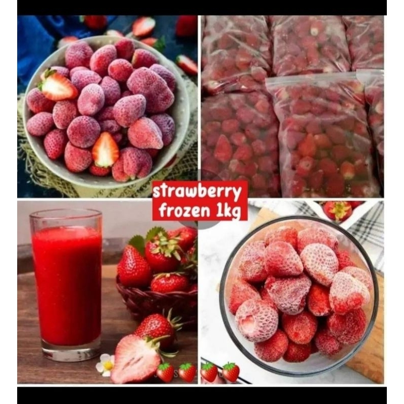 Jual STRAWBERRY FROZEN 1 KG | Shopee Indonesia
