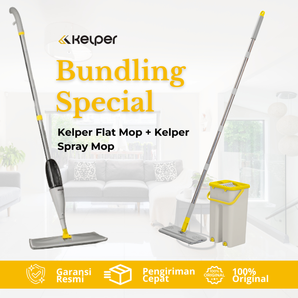 Jual Kelper - Flat Mop dan Kelper Spray Mop | Shopee Indonesia
