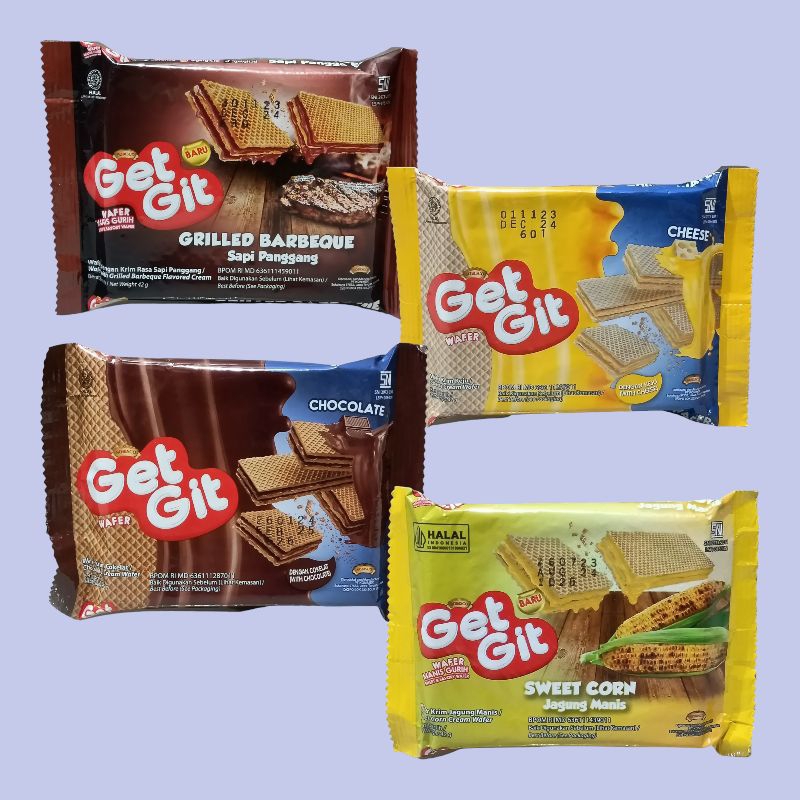 Jual Get Git Wafer Coklat/ Keju/ Sapi Panggang/ Jagung Manis 40gr ...