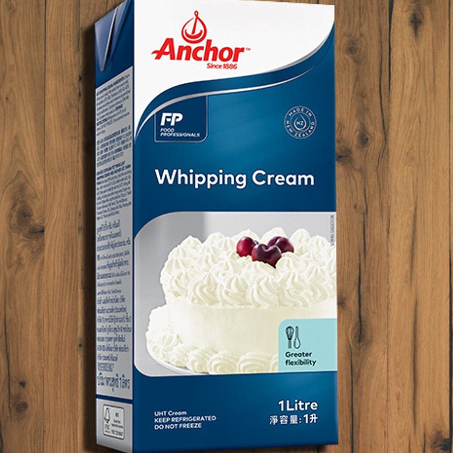 Jual Tren Baru Anchor Whipping Cream Whip Cream 1liter GOSEND ONLY ...