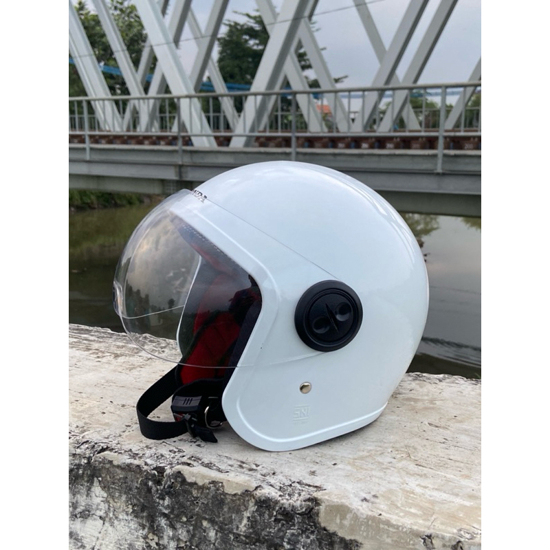 Jual Helm Scoopy Putih Original 100% (Baru) | Shopee Indonesia