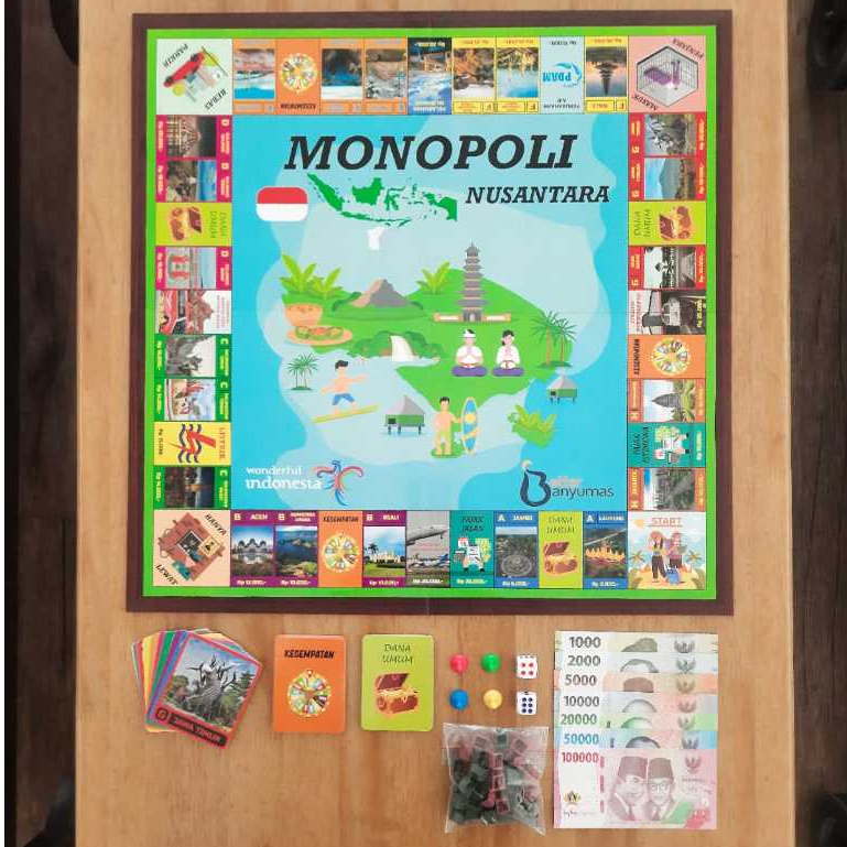 Jual Original Boardgame Jelajah Nusantara (Jumbo 50cm)/Mainan Edukatif ...
