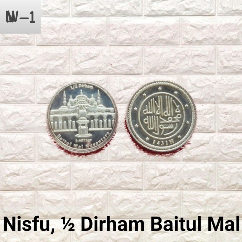 Jual Koin Perak 1/2 Dirham - Nisfu Dirham | 1/6 Dirham - Daniq | Perak ...