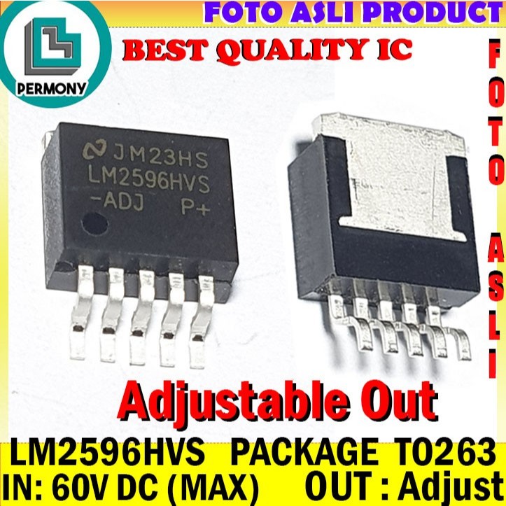 Jual IC LM2596HVS 3A Adjustable LM2596 LM2596S | Shopee Indonesia