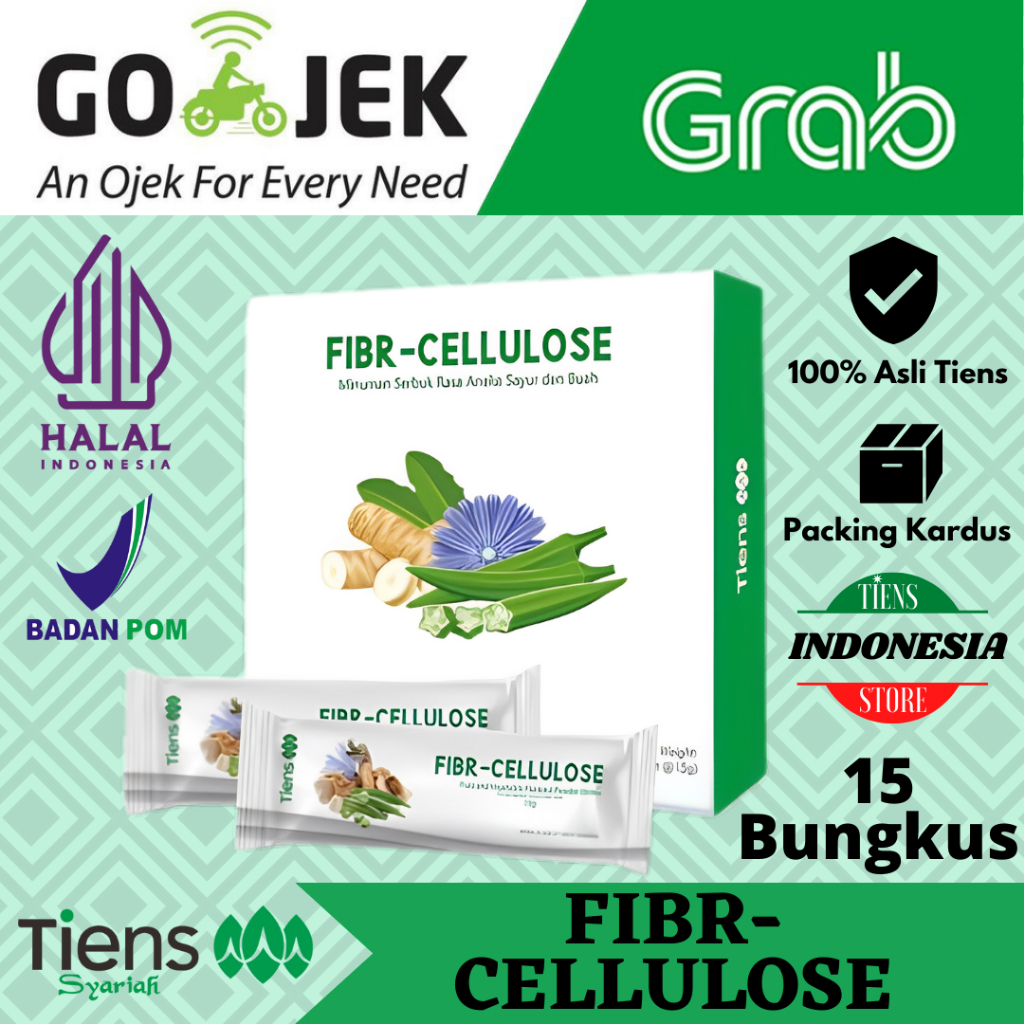 Jual Tiens Fibr Cellulose Minuman Detox Tinggi Serat Menjaga Usus dan ...