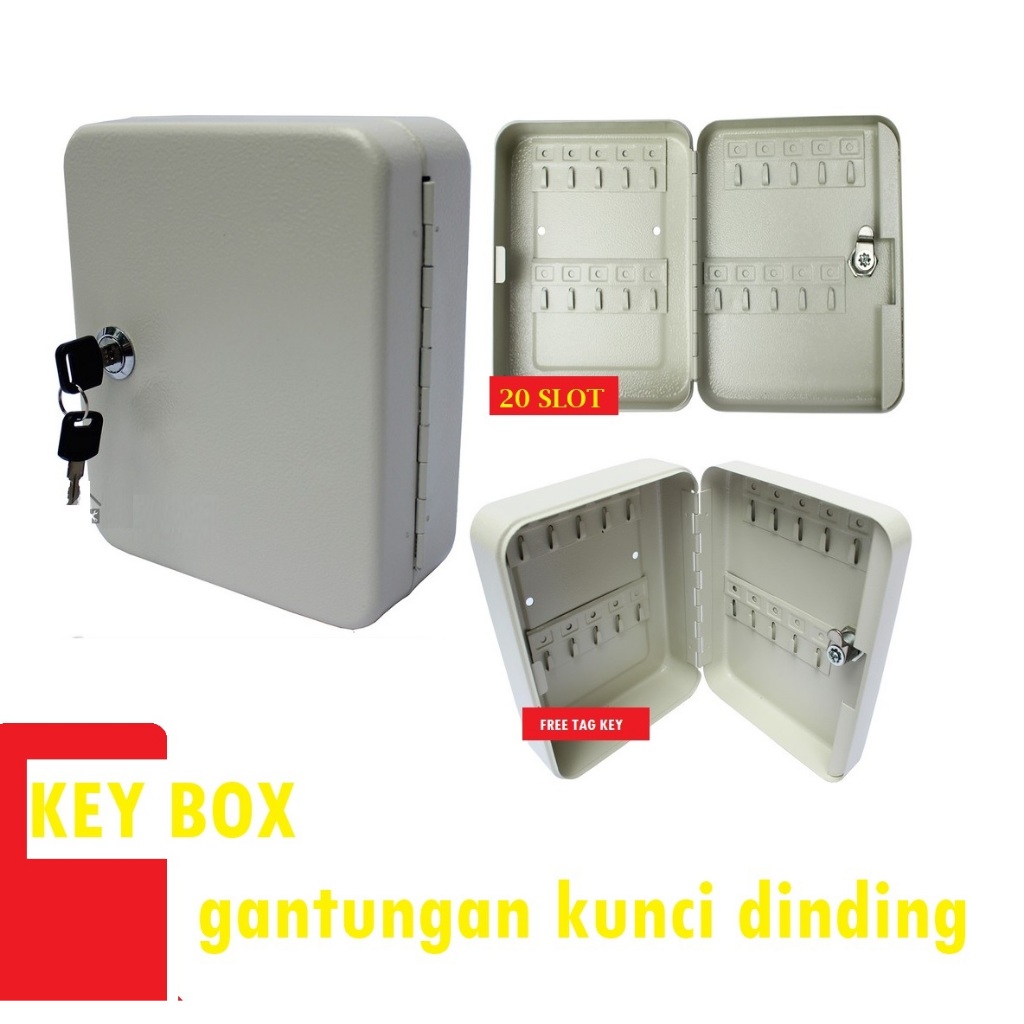 Jual COD KOTAK KUNCI BESI DINDING KEY BOX CABINET KOTAK CANTELAN KUNCI ...