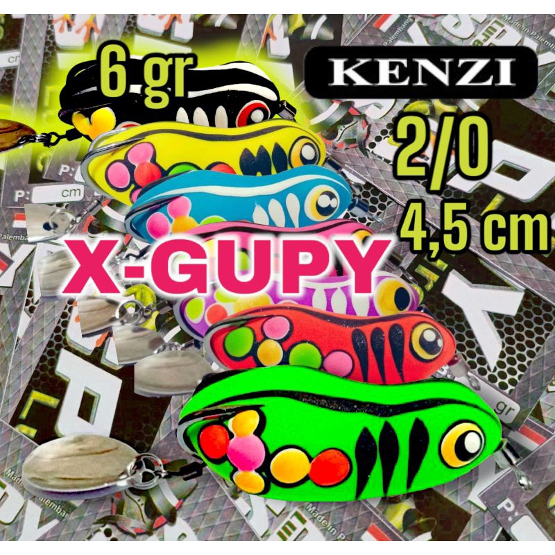 Jual 4,5Cm X-GUPY Soft Frog Umpan Mancing Casting Hook Kenzi Anti ...