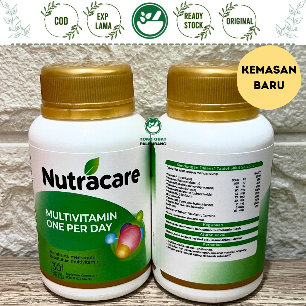 Jual NUTRACARE MULTIVITAMIN ONE PER DAY 30 TABLET MULTI VITAMIN NUTRA ...