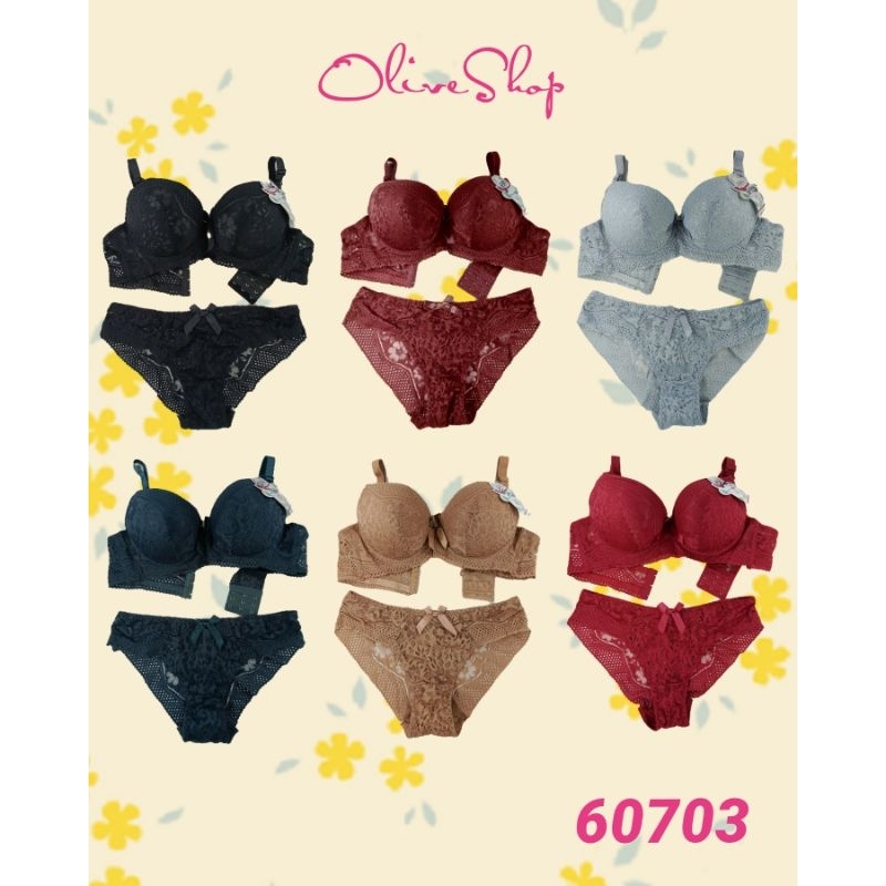 Jual OliveShop ️ Set Yasimei BH+CD (Celana Dalam) Sexy Full Lace Renda ...