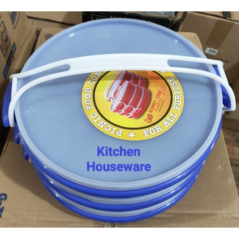 Jual Rantang Makanan Catering Wadah Makanan Susun 3 Plastik Katering ...