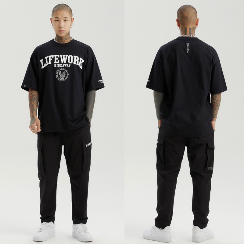 Jual LIFEWORK Oversized Short Sleeve T-Shirt | Shopee Indonesia