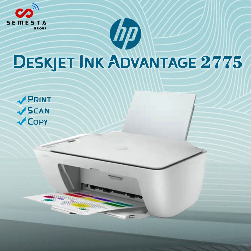 Jual PRINTER HP DESKJET 2775 WIFI | Shopee Indonesia