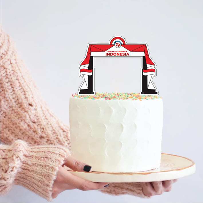Jual Kemerdekaan 17 Agustus Dirgahayu Topper Cake Hiasan Kue ke 79 ...