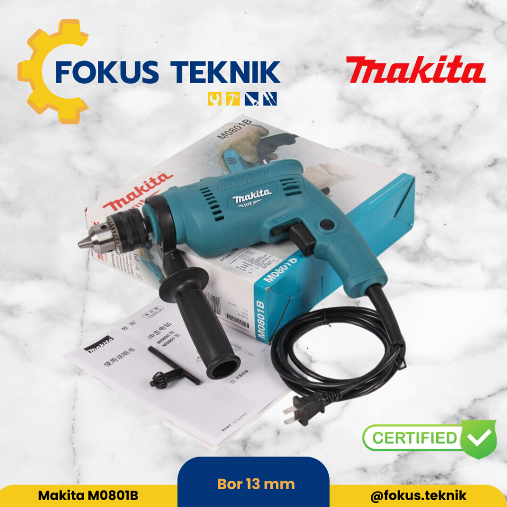 Jual Mesin Bor 16mm M0801 B MAKITA | Shopee Indonesia