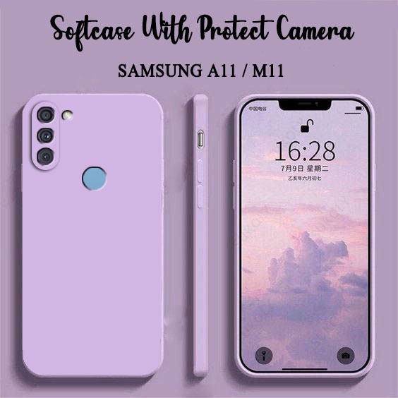 Jual Softcase Macaron Polos Camera Protect For Samsung A11 M11 - Case ...