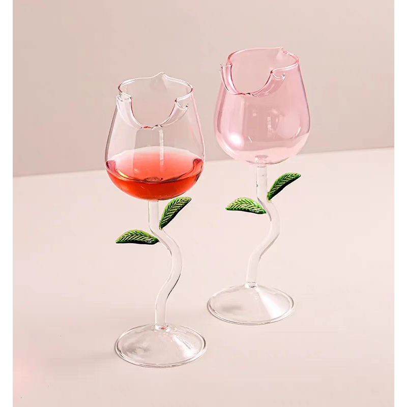 Jual UNIQUE WINE GLASS/Colorful Wine Glass/Korean Style Goblet Glass ...