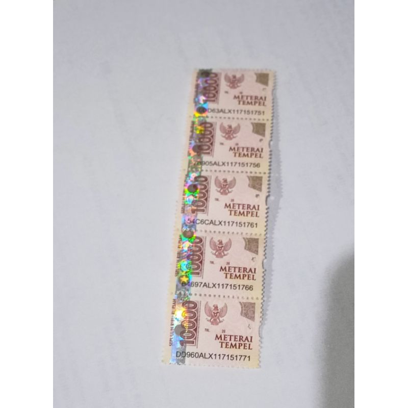 Jual (1 pcs) MATERAI 10000 Asli | Shopee Indonesia