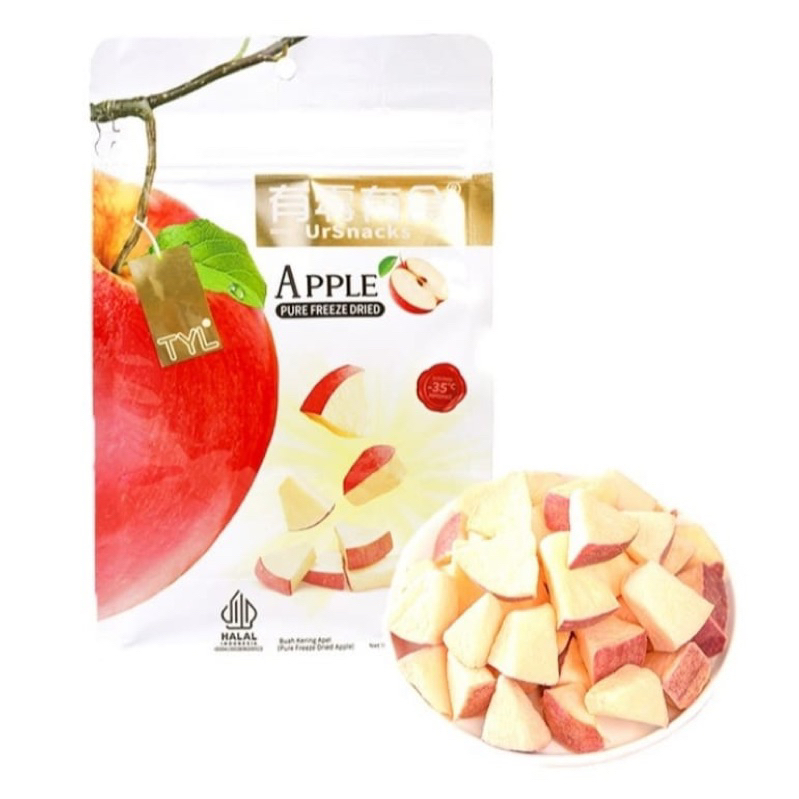 Jual URSNACKS freeze dried pure apel - Snack Keripik buah Apel | Shopee ...