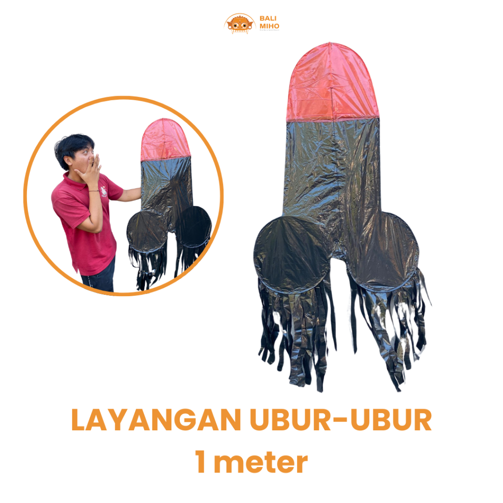 Jual Layangan Ubur Ubur 1 meter x 65 cm luluk - Layangan Unik ...