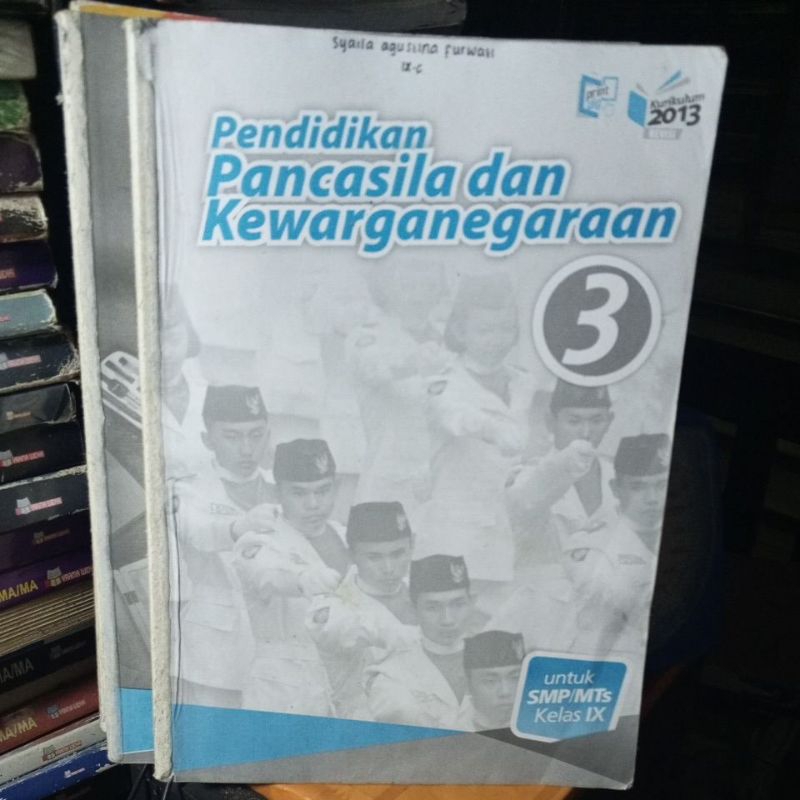 Jual BUKU PPKN( PENDIDIKAN PANCASILA DAN KEWARGANEGARAAN) UNTUK SMP KELAS IX/9/3 OLEH SATAR ...