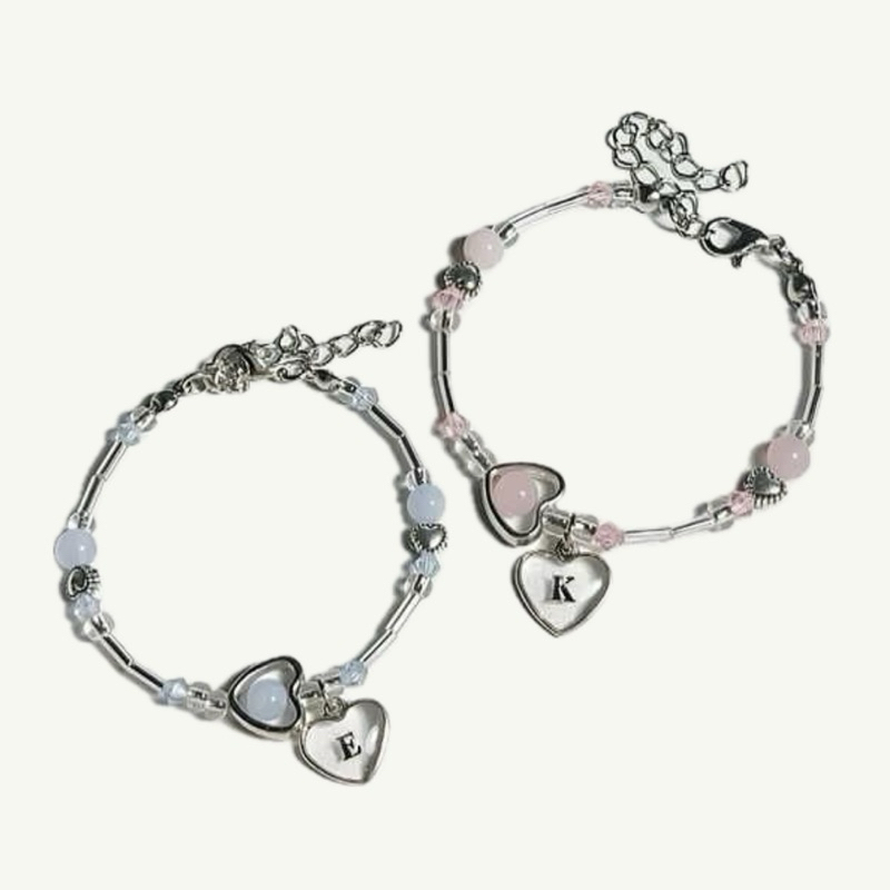 Jual [ANTI KARAT] INITIAL RESIN BRACELET // gelang inisial nama huruf ...