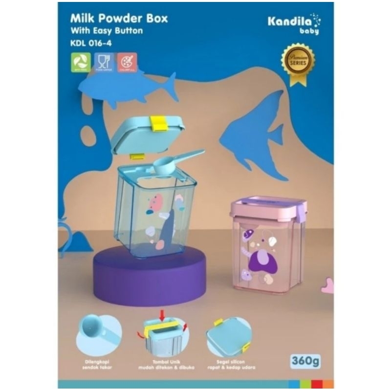 Jual KANDILA BABY Milk Powder Box with Easy Button | Wadah Susu Bubuk ...