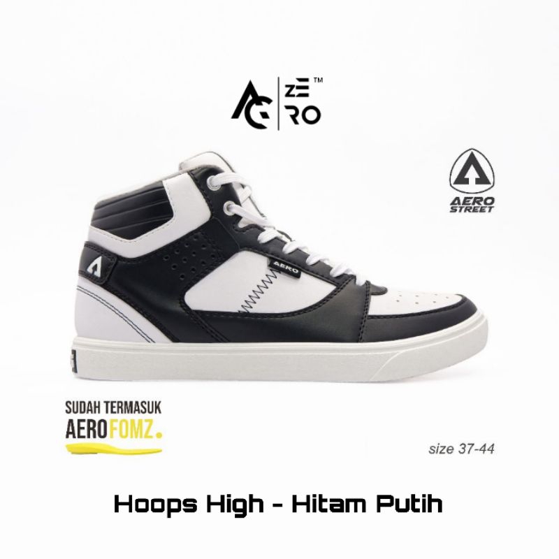 Jual AEROSTREET HOOPS HIGH SERIES 37-44 | SEPATU SNEAKERS SPORT CASUAL SEKOLAH PRIA WANITA AERO ...