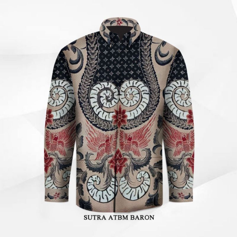Jual Baban Batik Tulis Exlusive Sutra ATBM Baron Tulis Full Manual Pola ...