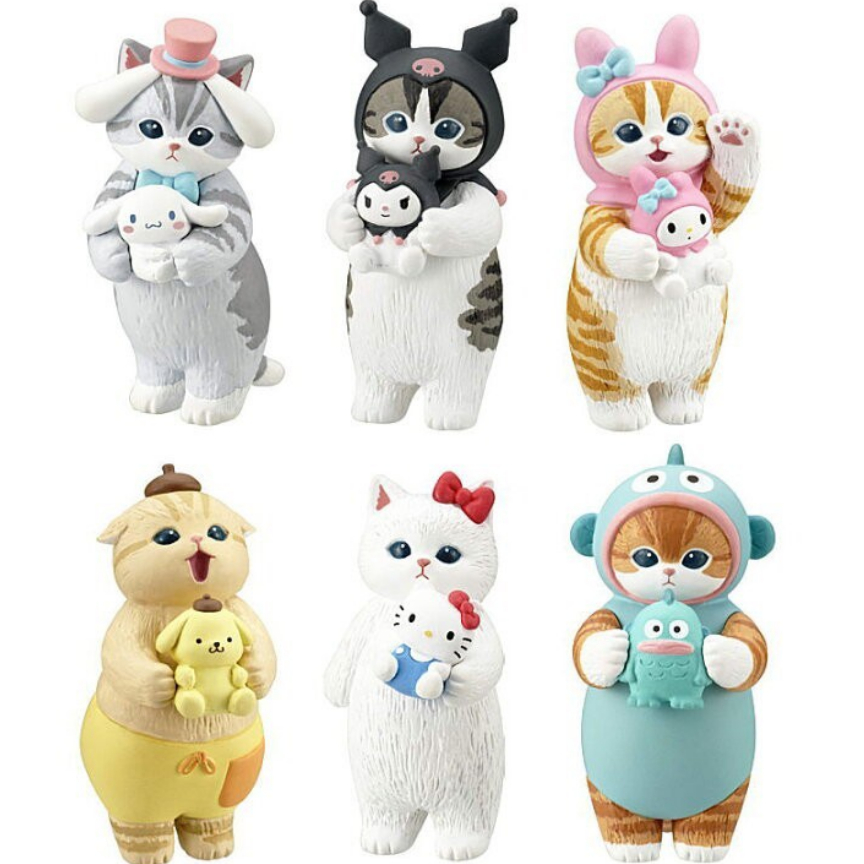 Jual Figure Mofusand x Sanrio Characters set 6 | Shopee Indonesia