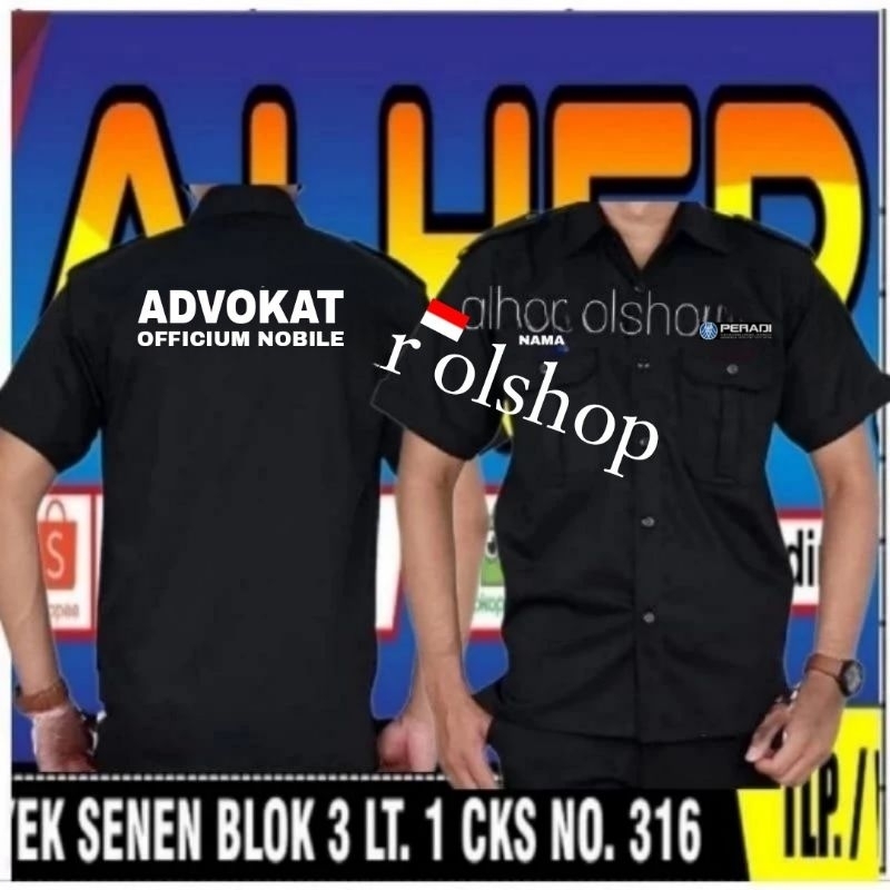 Jual kemeja advokat pendek baju advokat seragam advokat Pdh advokat ...