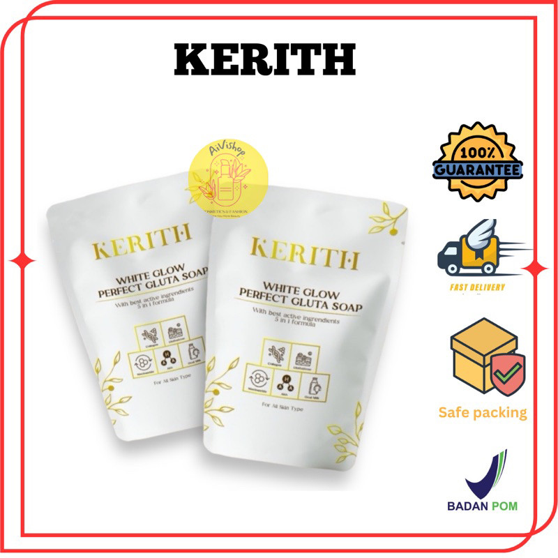 Jual KERITH WHITE GLUTA SOAP 60 gr | BODY SERUM 100 ml | Shopee Indonesia