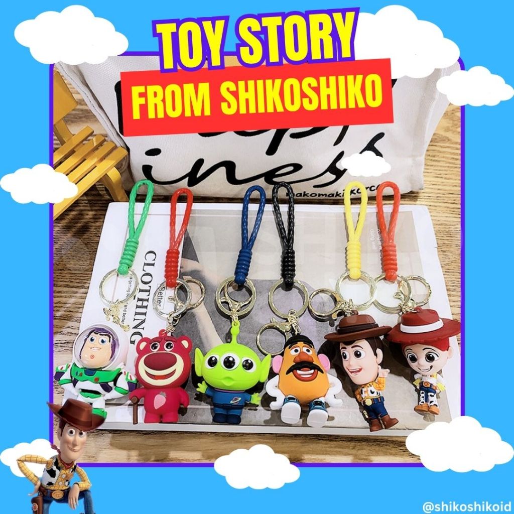 Jual KYCtys Gantungan Kunci Keychain ToyStory Buzz Lightyear Mr Potato ...
