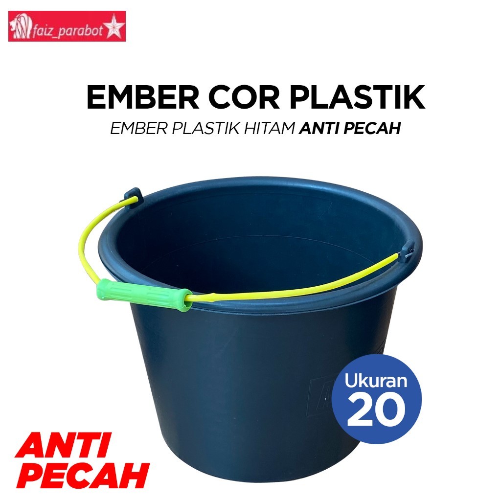 Jual EMBER COR 20 HITAM KARET | Shopee Indonesia