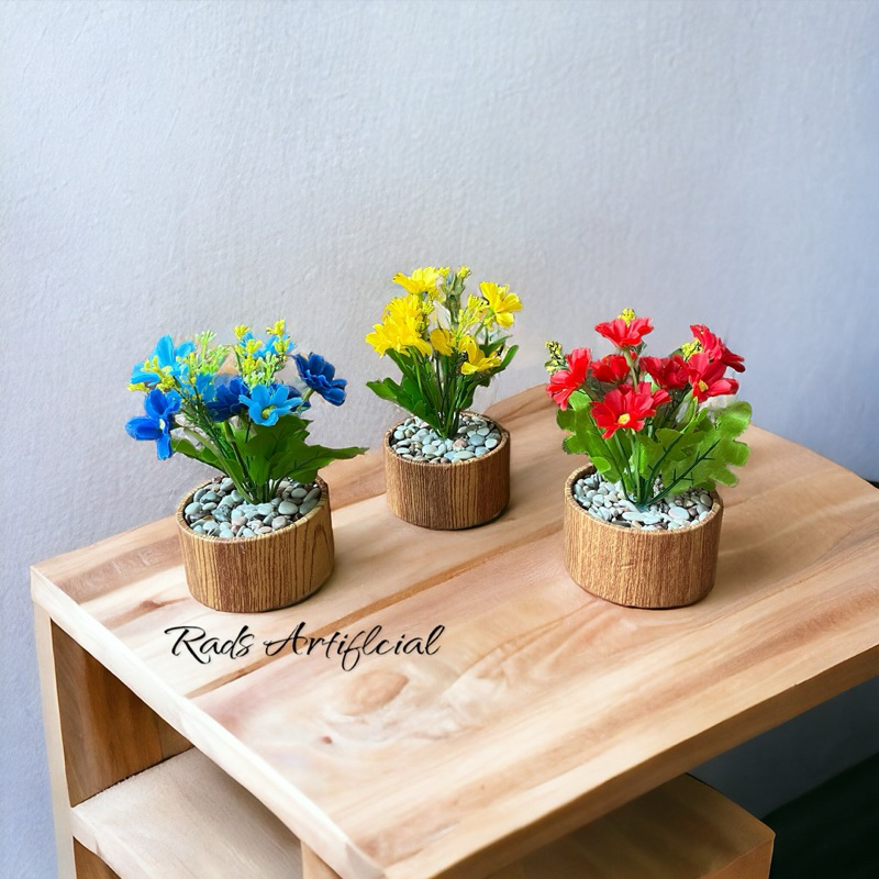 Jual bunga set aster + vas aesthetic ( siap pajang ) / dekorasi rumah ...