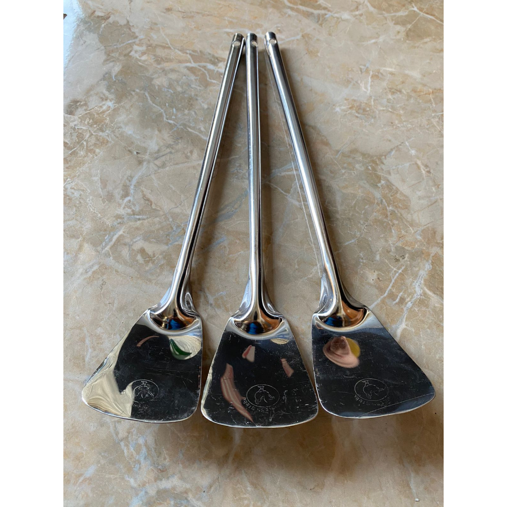 Jual Sutil Stainless / Spatula Stainless Lubang dan Tanpa Lubang Size ...