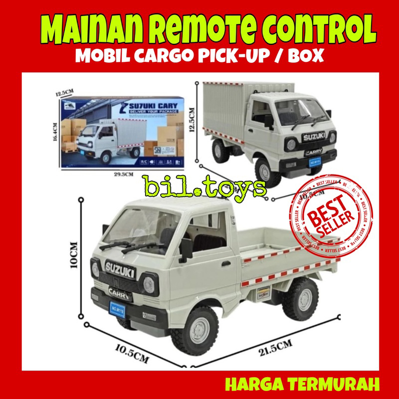 Jual REMOTE CONTROL MOBIL RC PICK UP TRUCK BOX SUZUKI CARRY & CARGO 1: ...