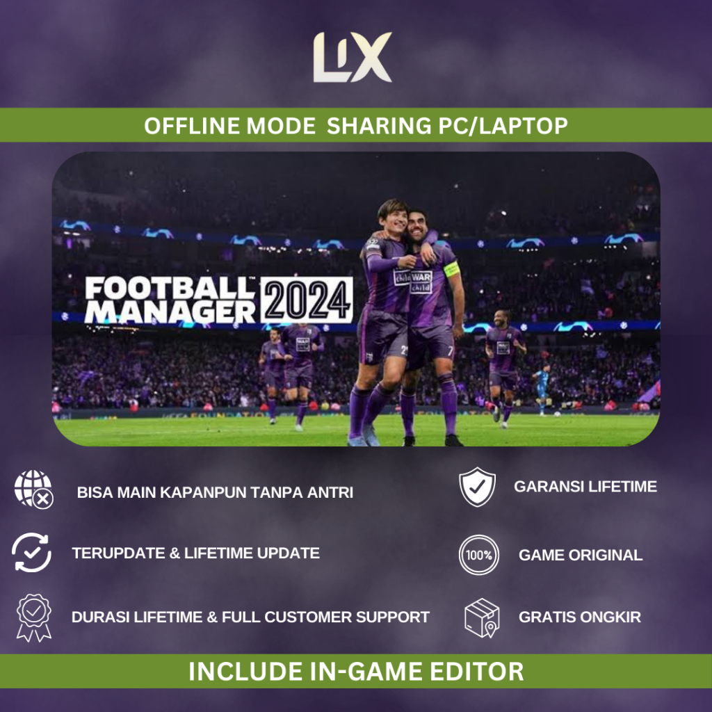 Jual Football Manager 2024/ FM24/ FM 2024 Game Original PC + In game ...
