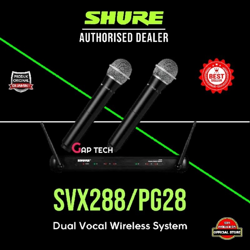 Jual Shure SVX288/PG28 - SVX288 / PG28 - SVX 288 / PG 28 - SVX288A/PG28 ...