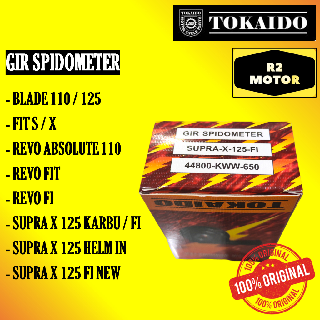 Jual TKD GEAR BOX SPEEDOMETER BLADE REVO ABSOLUTE FIT S X SUPRA X 125 ...