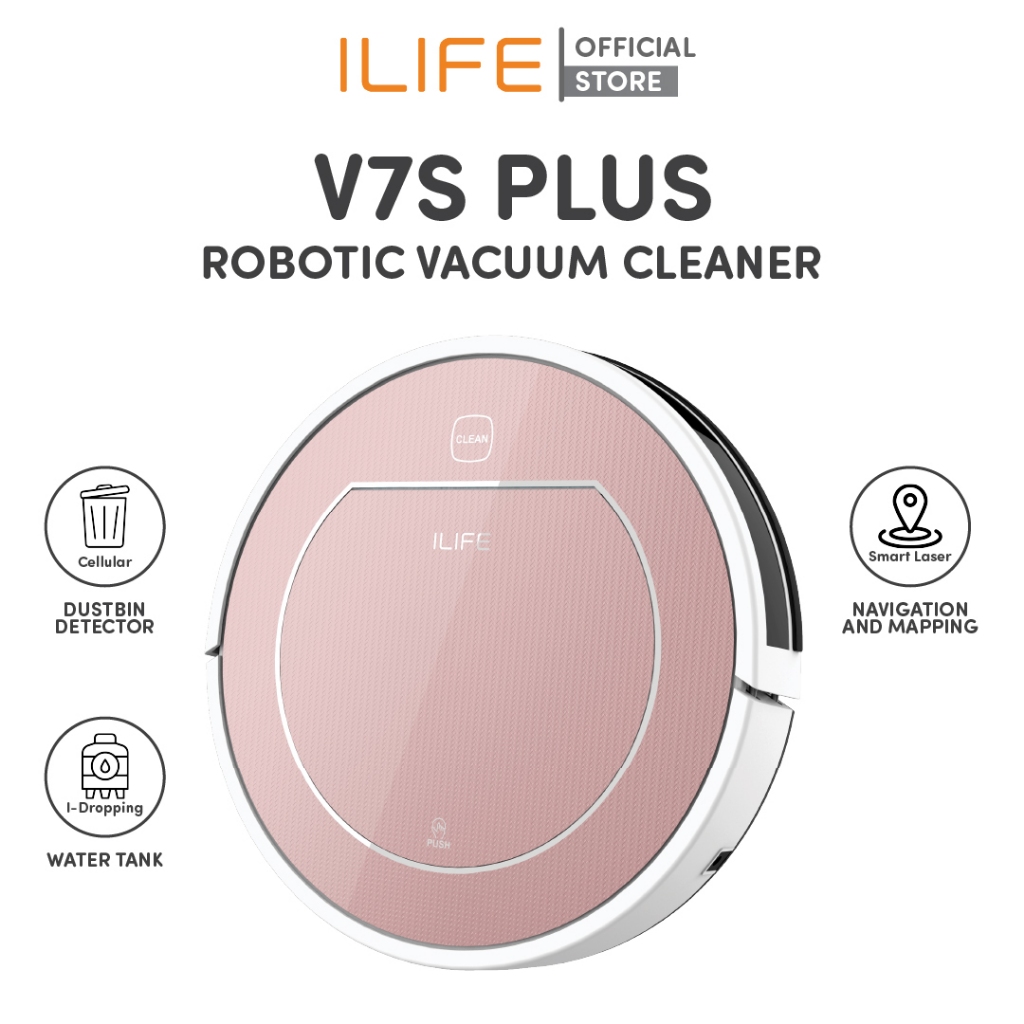 Jual [CLEARANCE SALE] iLife V7s Plus Robot Vacuum Cleaner Otomatis 2in1 Vacuum and Mop Best ...