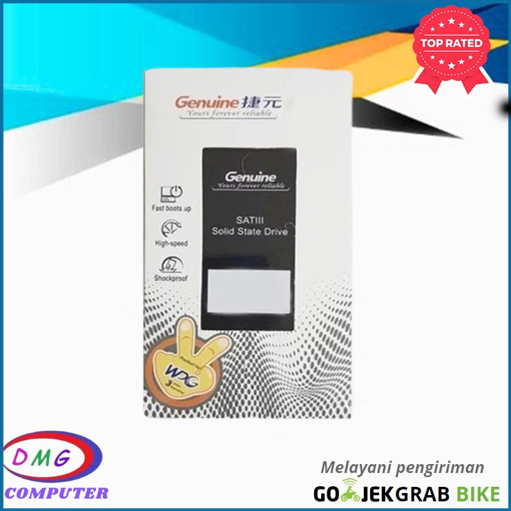Jual SSD Genuine 120GB/128GB/240GB/256GB/480GB SATA3 2,5" GARANSI 3TH ...