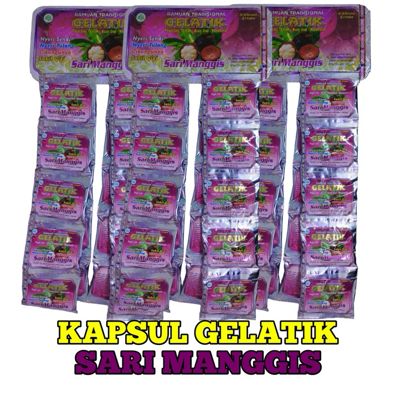 Jual KAPSUL GELATIK ISI 20 SACHET ORIGINAL | Shopee Indonesia