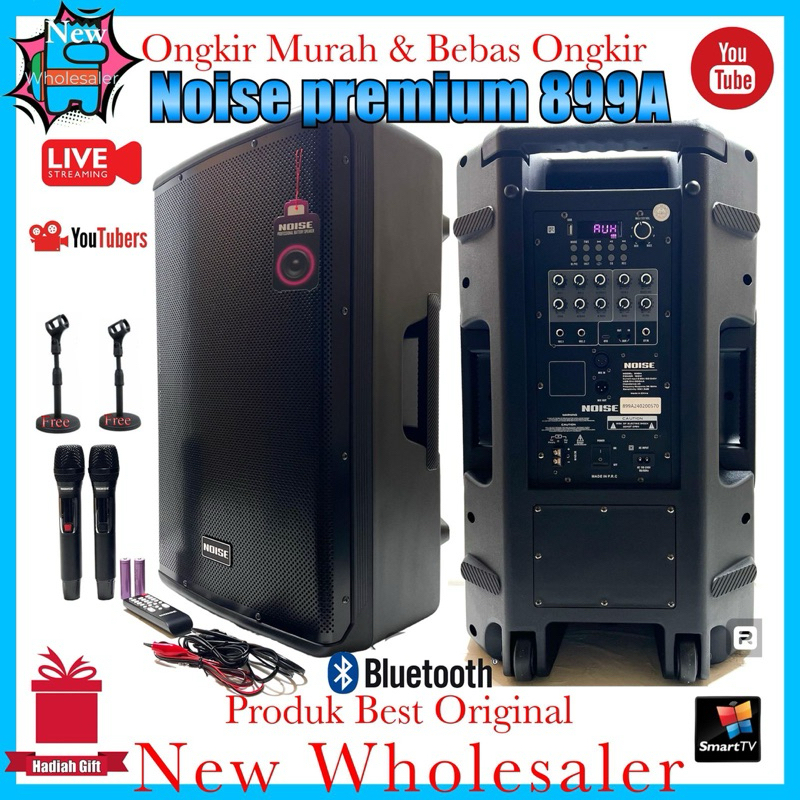 Jual Speaker Aktif Portable wireless Full charging 15 inch Noise premiums 899A new Original ...