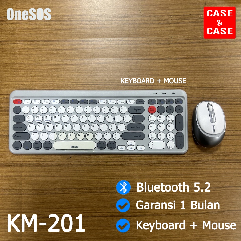 Jual Keyboard Wireless Bluetooth Dengan Mouse Bluetooth Set Full Size ...