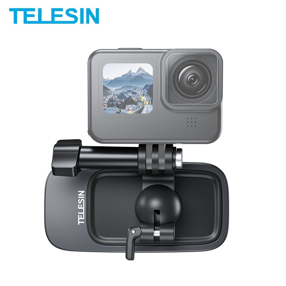 Jual TELESIN Magnetic Universal Backpack Clip for GoPro Hero DJI Action ...
