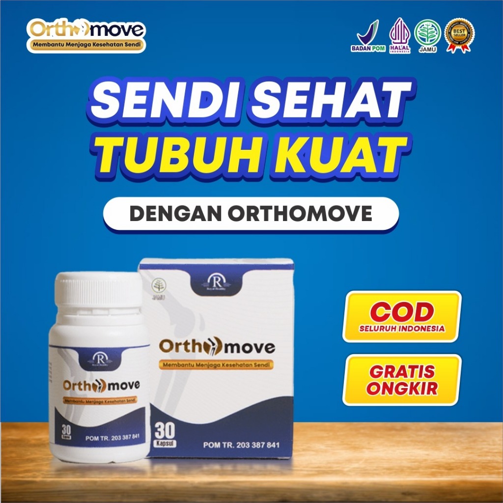 Jual ORTHOMOVE - [30] kapsul Obat Herbal Persendian, Rematik, Asam Urat ...