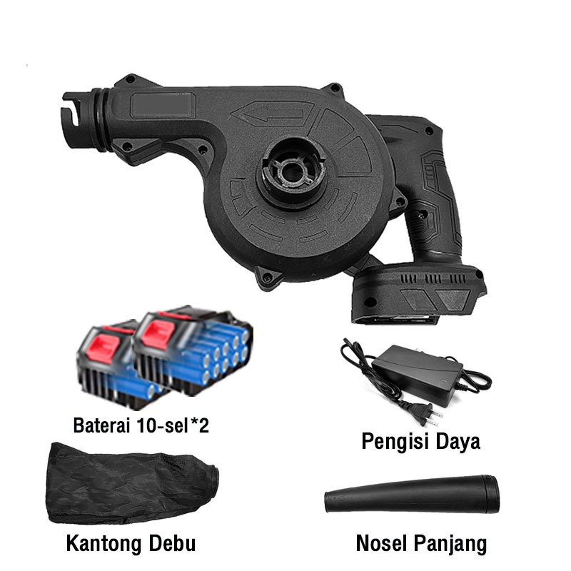 Jual Mesin Blower Baterai 388V 2 IN 1 meniup / menghisap Blower Keong ...